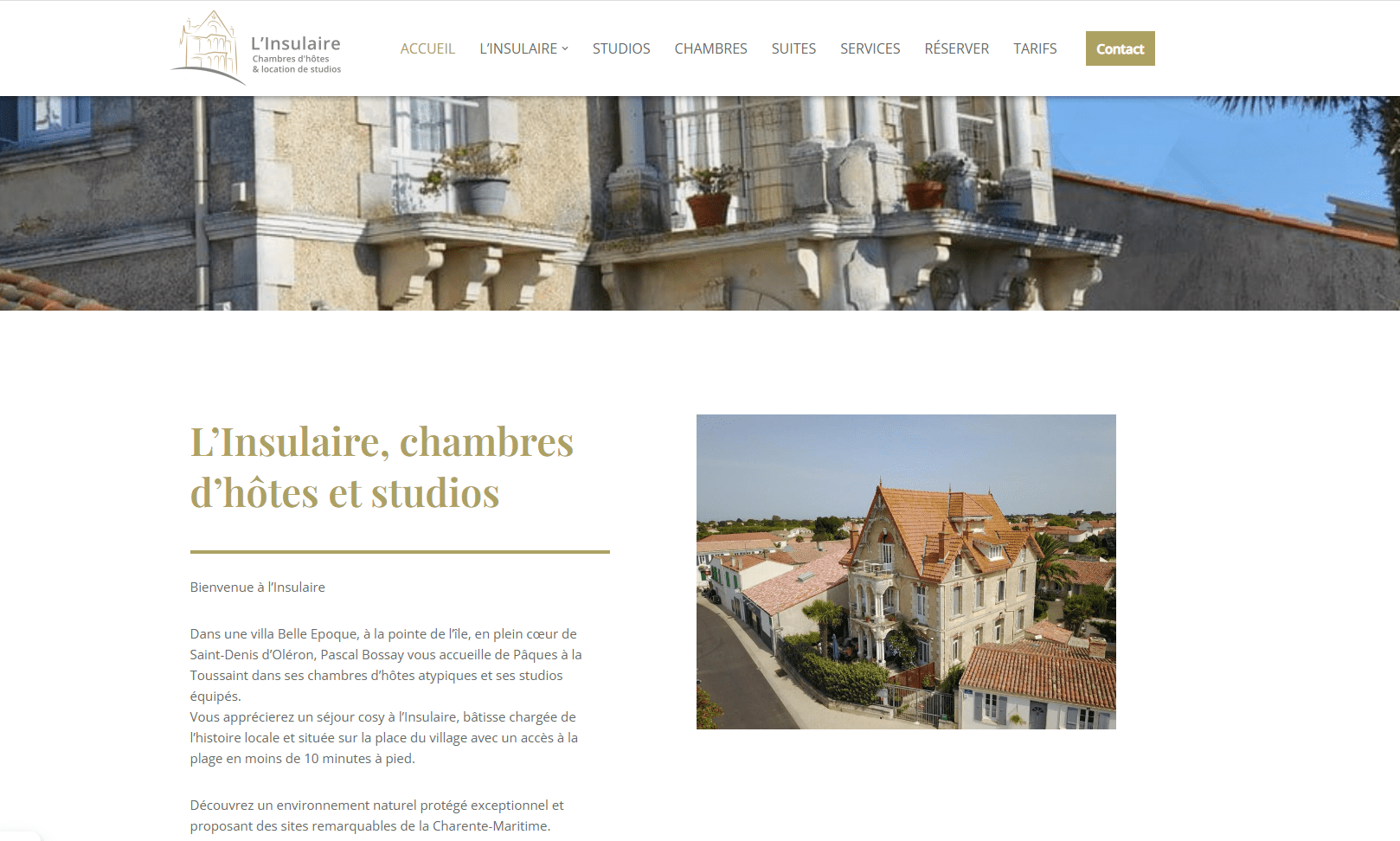 Réservez votre hébergement à l’Insulaire - insulaire-oleron.com